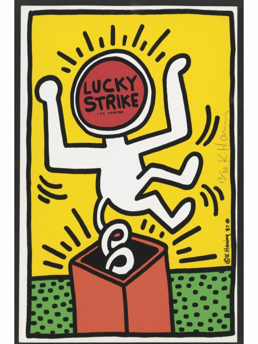 Постер "Keith haring. Глаза"