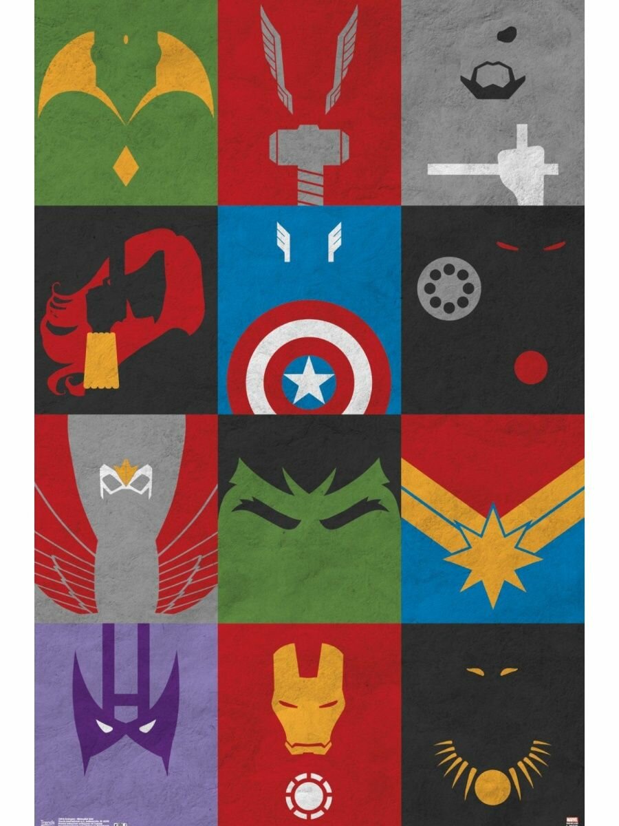 Постер "Вселенная Марвел"