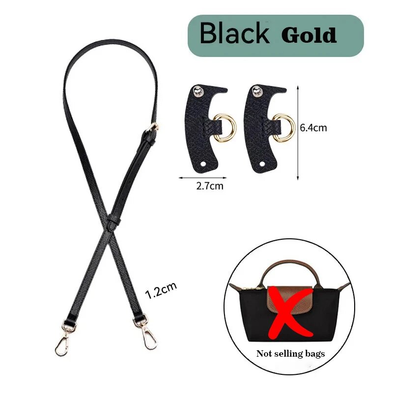 Ремень для сумки Black Gold 1.2F, черный