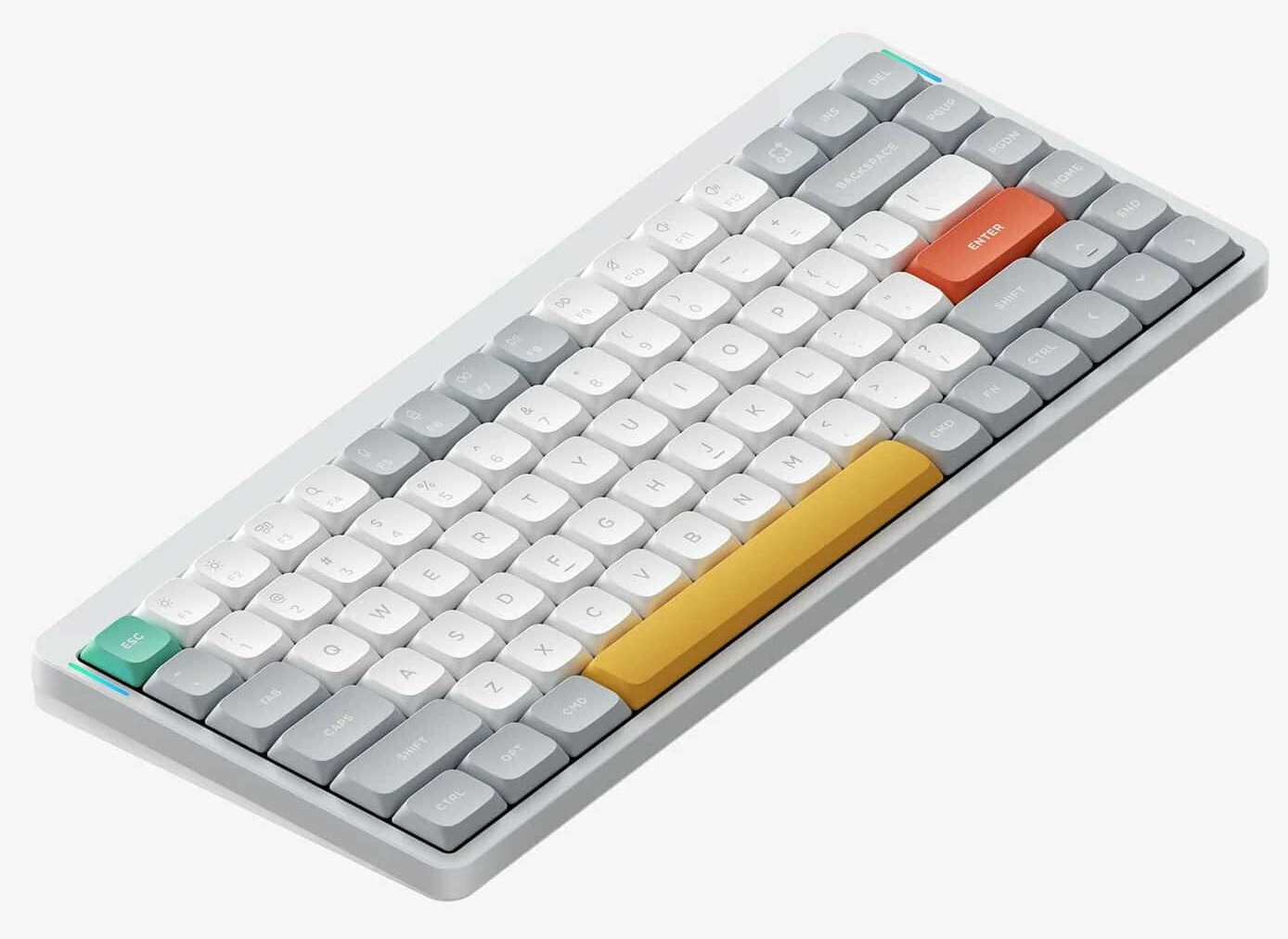 Игровая клавиатура Nuphy AIR75 V2 RGB Aloe Switch (белый)