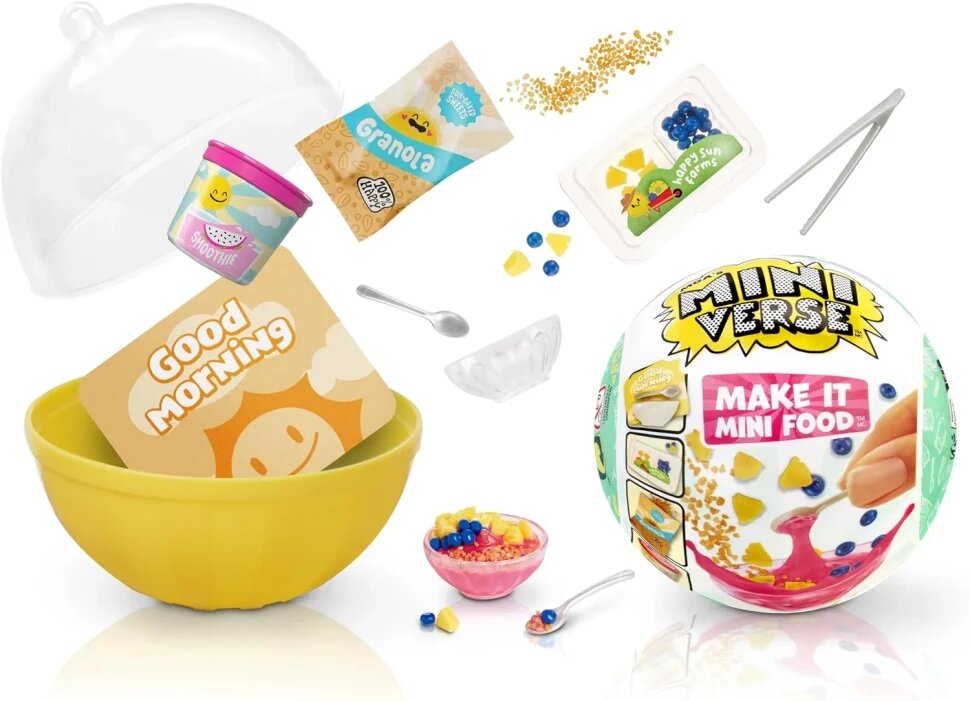 Игрушка MGAs MiniVerse Series 3 Foods Cafe 505396EUC