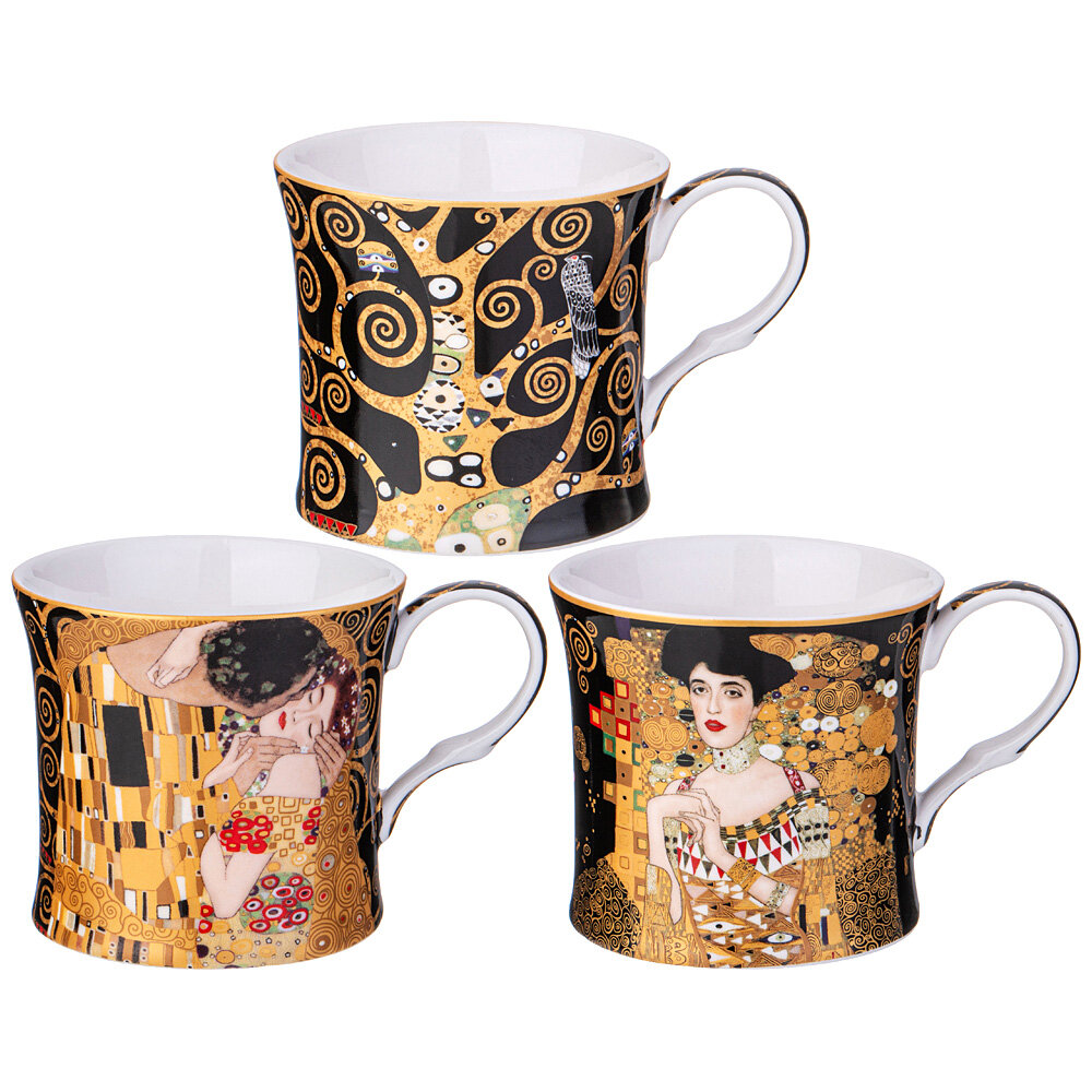 Набор кружек lefard art collection (г. Климт) 3 шт. 280 мл KSG-104-1007