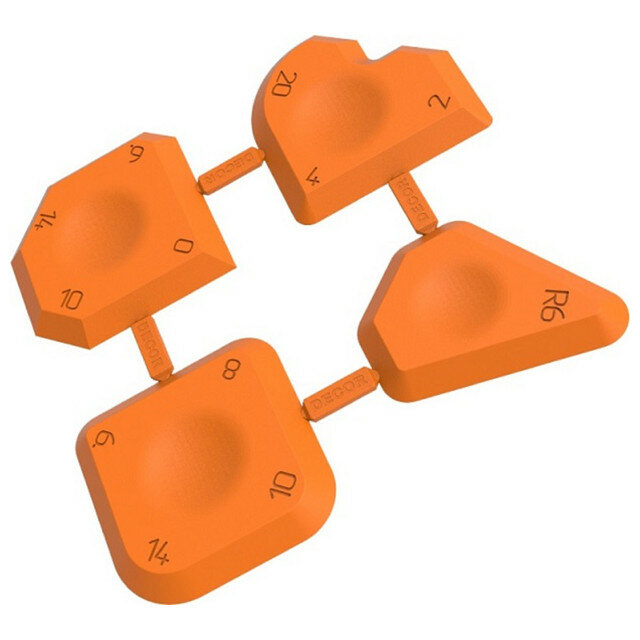 DECOR набор из 4 шпателей для формирования швов, для декоративной кладки, арт. 308-4000 4шт