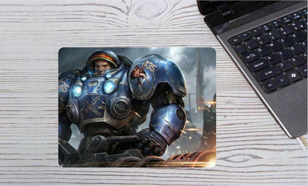 Коврик для мышки игровой 36 на 29 см MIGOM StarCraft, Старкрафт №8