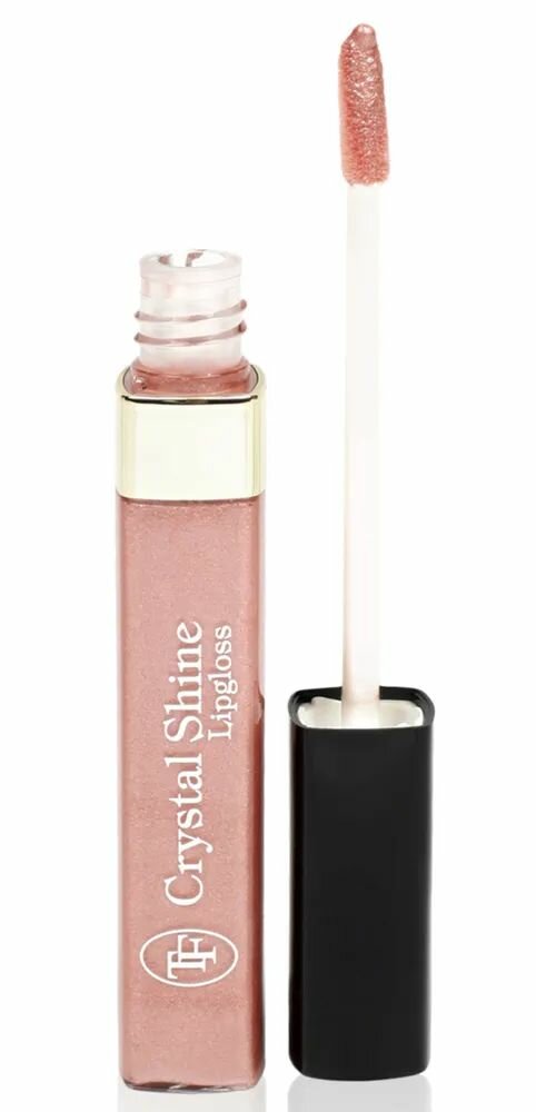 ТF Cosmetics Жидкая помада Cristal Shine Lipgloss, тон 09, мерцающий бежевый