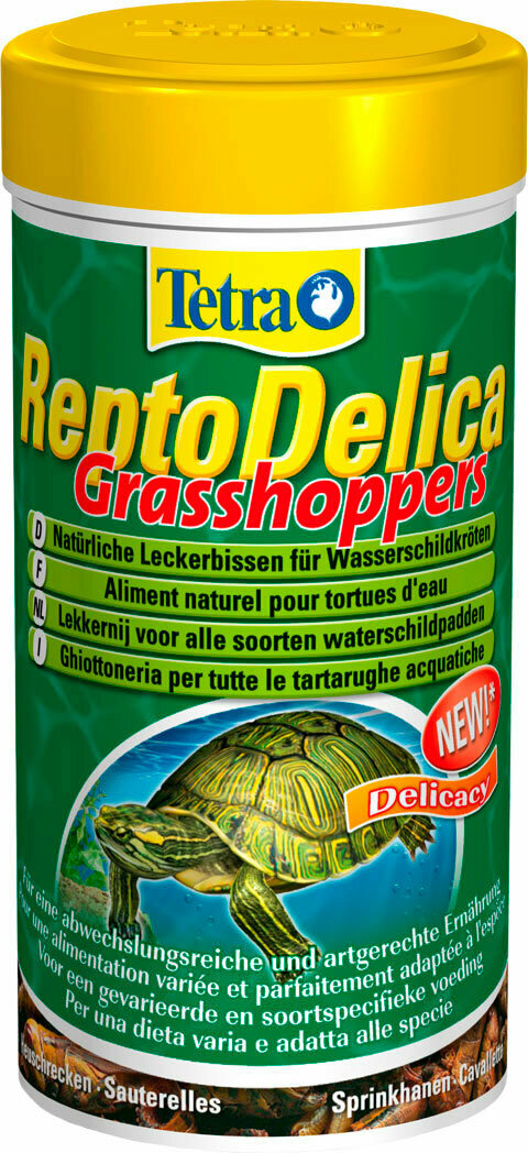 TETRA REPTODELICA GRASSHOPPERS – Тетра корм для водных черепах Кузнечики (250 мл х 4 шт)