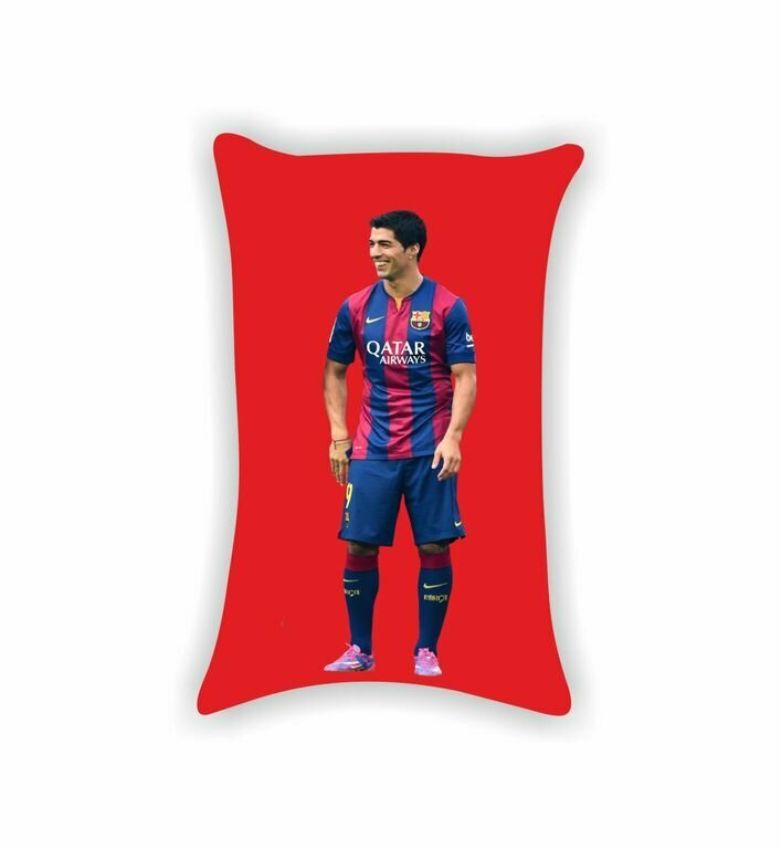 Подушка Луис Альберто Суарес Диас, Luis Alberto Suarez Diaz №18, картинка с одной стороны