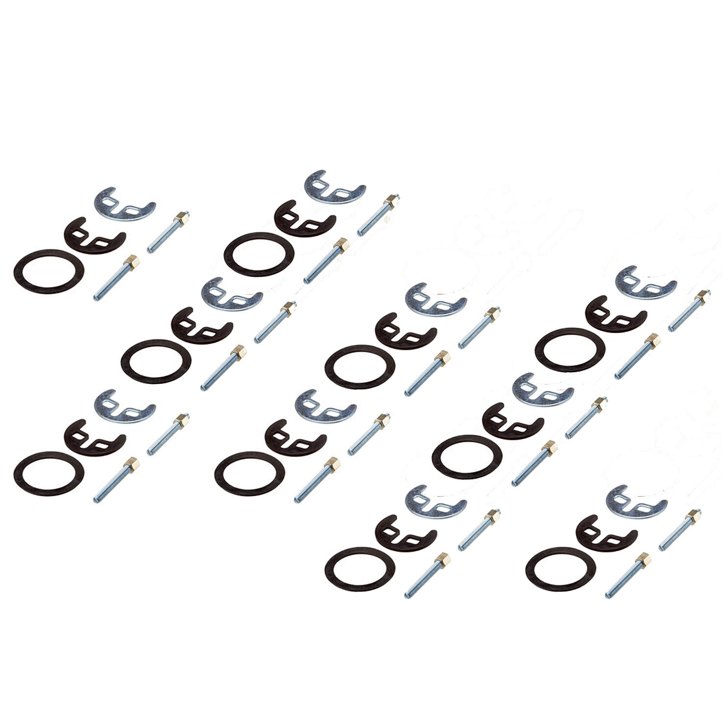 Набор для крепления смесителя двушточный (10 шт.)