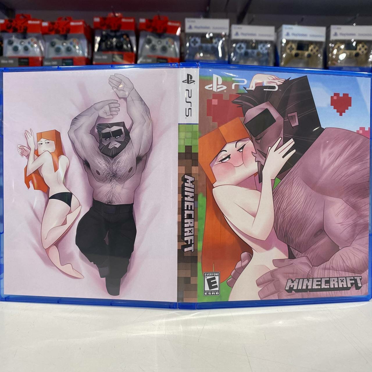 Эксклюзивная обложка PS5 для Minecraft №7
