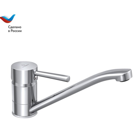 Смеситель для кухонной мойки Славен Д21 СЛ-ОД-Д21, с длинным изливом