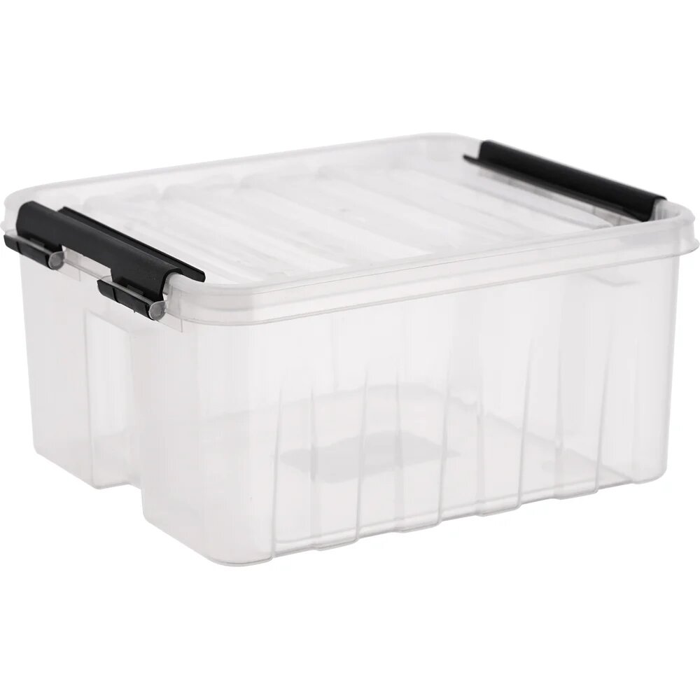 Контейнер с крышкой HONEYCOMB 210x170x100 мм, 2,5 л, прозрачный M-002-00.07n