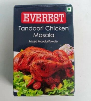 TANDOORI CHICKEN MASALA, Everest (тандури чикен масала смесь специй для курицы тандури, Эверест), 100 г.