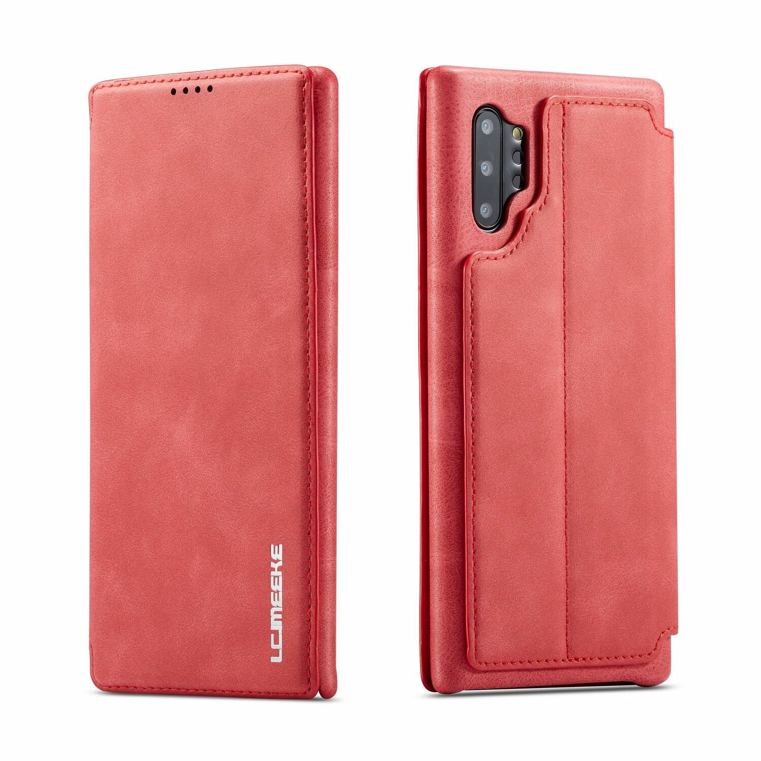 LCIMEEKE Чехол для Samsung Galaxy Note 10+/Note 10 Plus Кожаный Чехол защитный на Самсунг Галакси Ноут 10+/Ноут 10 Плюс книжка чехол