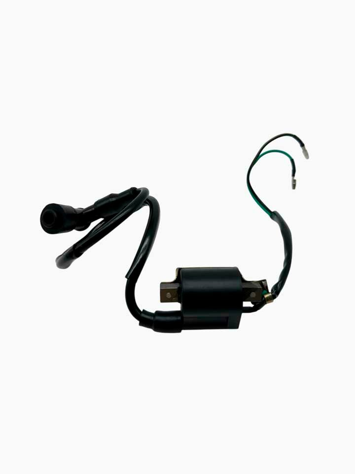 Катушка зажигания на квадроцикл, мопед АТV50-125сс, 4Т Альфа, Дельта; 139FMB, 147FMH, 152FMI, (с кронштейном и надсвечником)