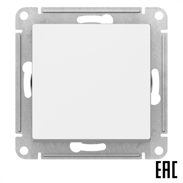 Механизм AtlasDesign ATN001315 выключателя одноклавишныйкнопочного скрытой проводки лотос (Schneider Electric)