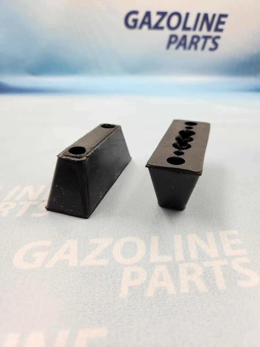 Отбойники багажника 550103, для ГАЗ 3302, 2 шт, задний мост, черные