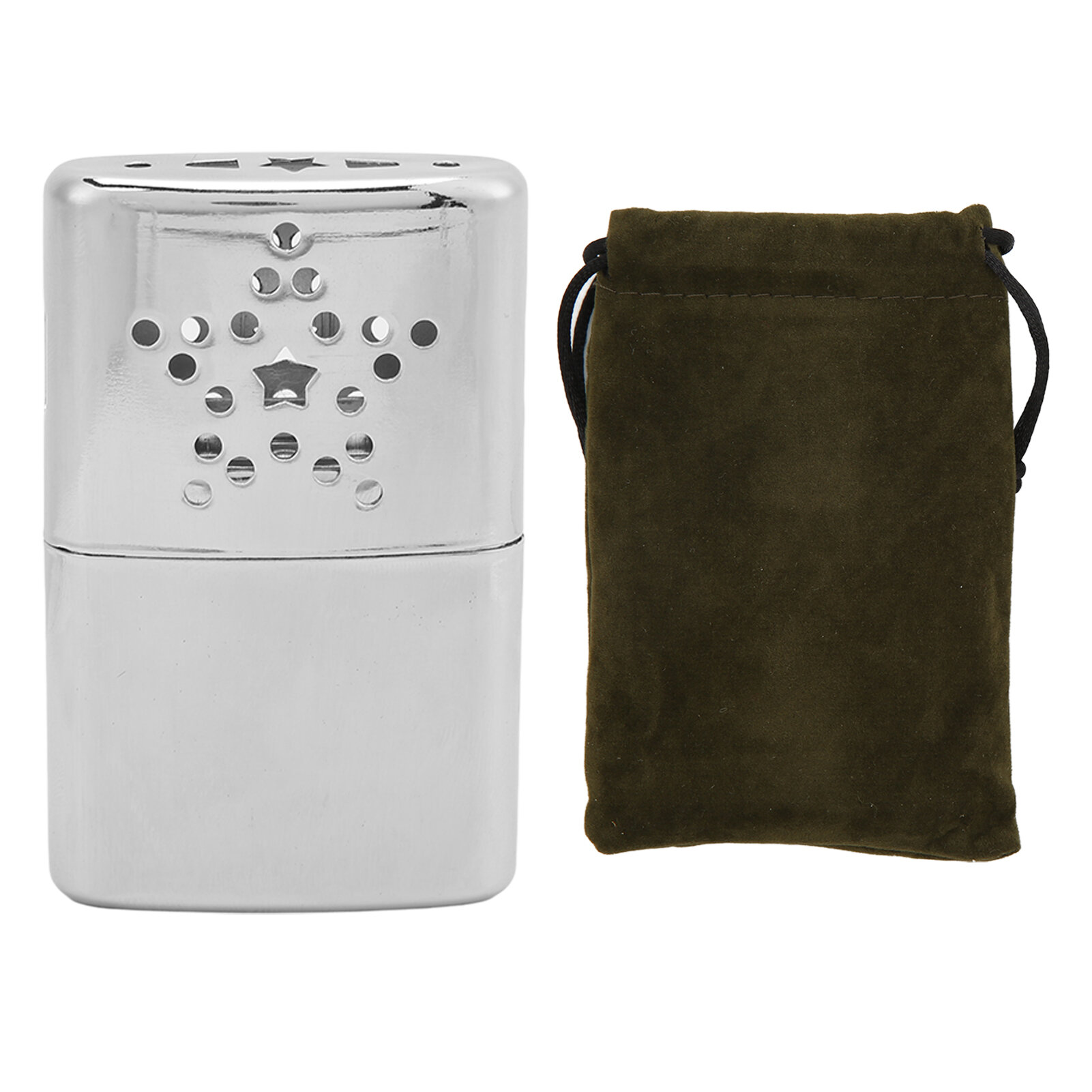 Портативная Мини-Топливная Грелка Для Рук Карманная Безопасная Удобная Грелка для Офиса на Открытом воздухе с Пятиконечной Звездой