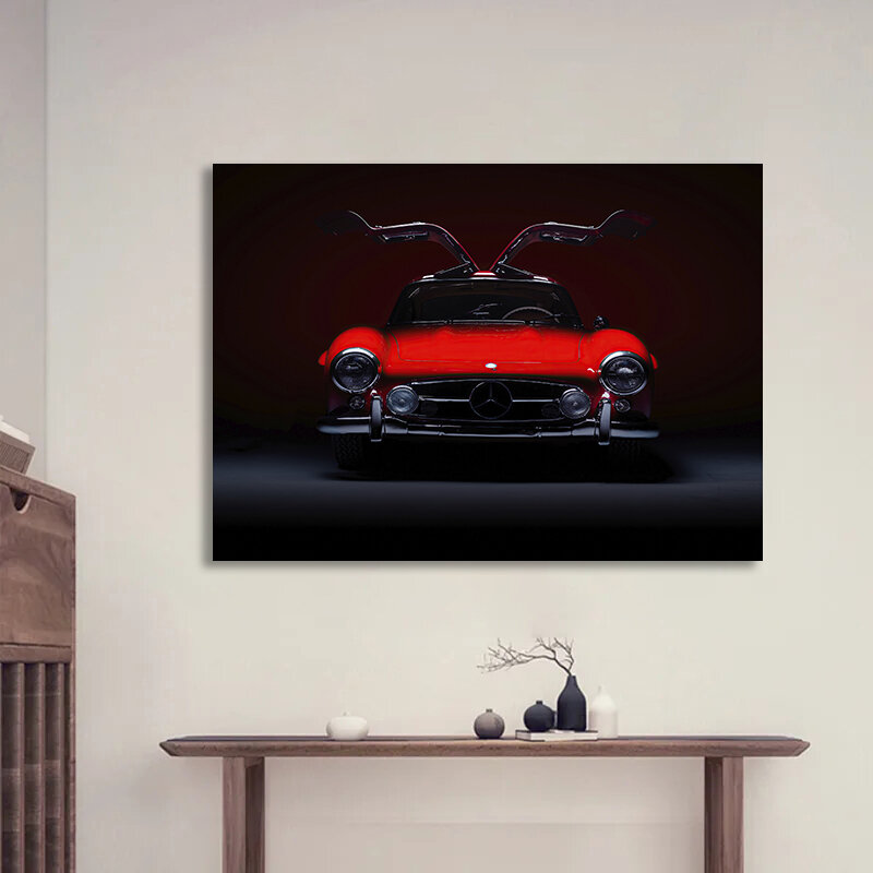 Авто / Картина мерседес на стену / в интерьер мальчику, 50х70 см.