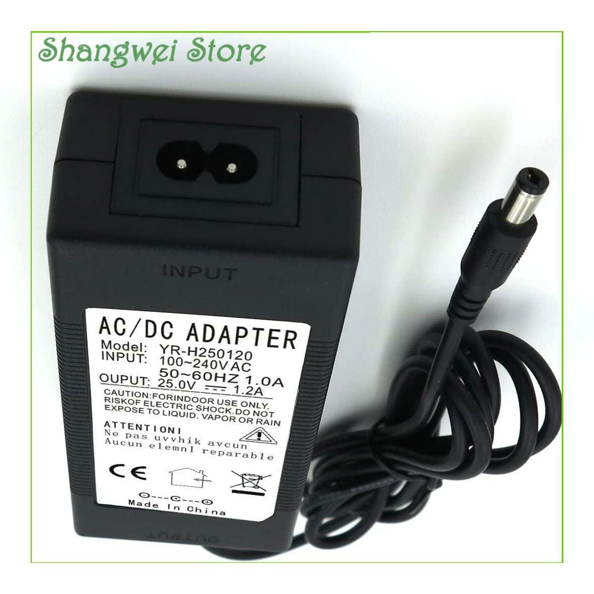 Адаптер переменного тока Выход 30 Вт 25 В 1200 мА Настенное зарядное устройство Адаптер постоянного тока Длина 1,5 м (5 футов) Вилка США для нагревательного одеяла / нагревательного пояса