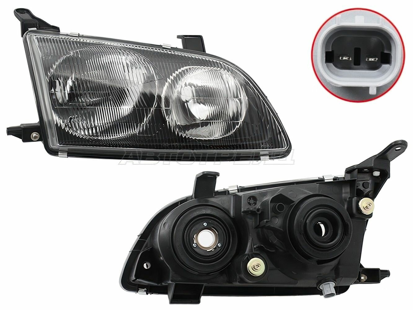 Фара правая для Тойота Ипсум арт ST443R SAT