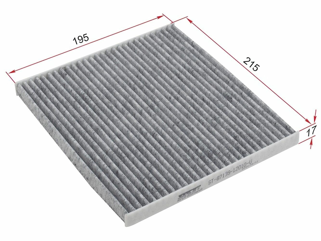 Фильтр салона, угольный для Тойота Калдина, Королла, Корона, Рав 4 арт ST8713912010U SAT