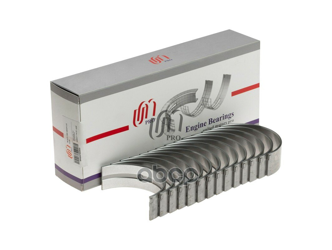 Вкладыши коренные 0.25 Toyota 11Z United Motors арт. MBS017407025