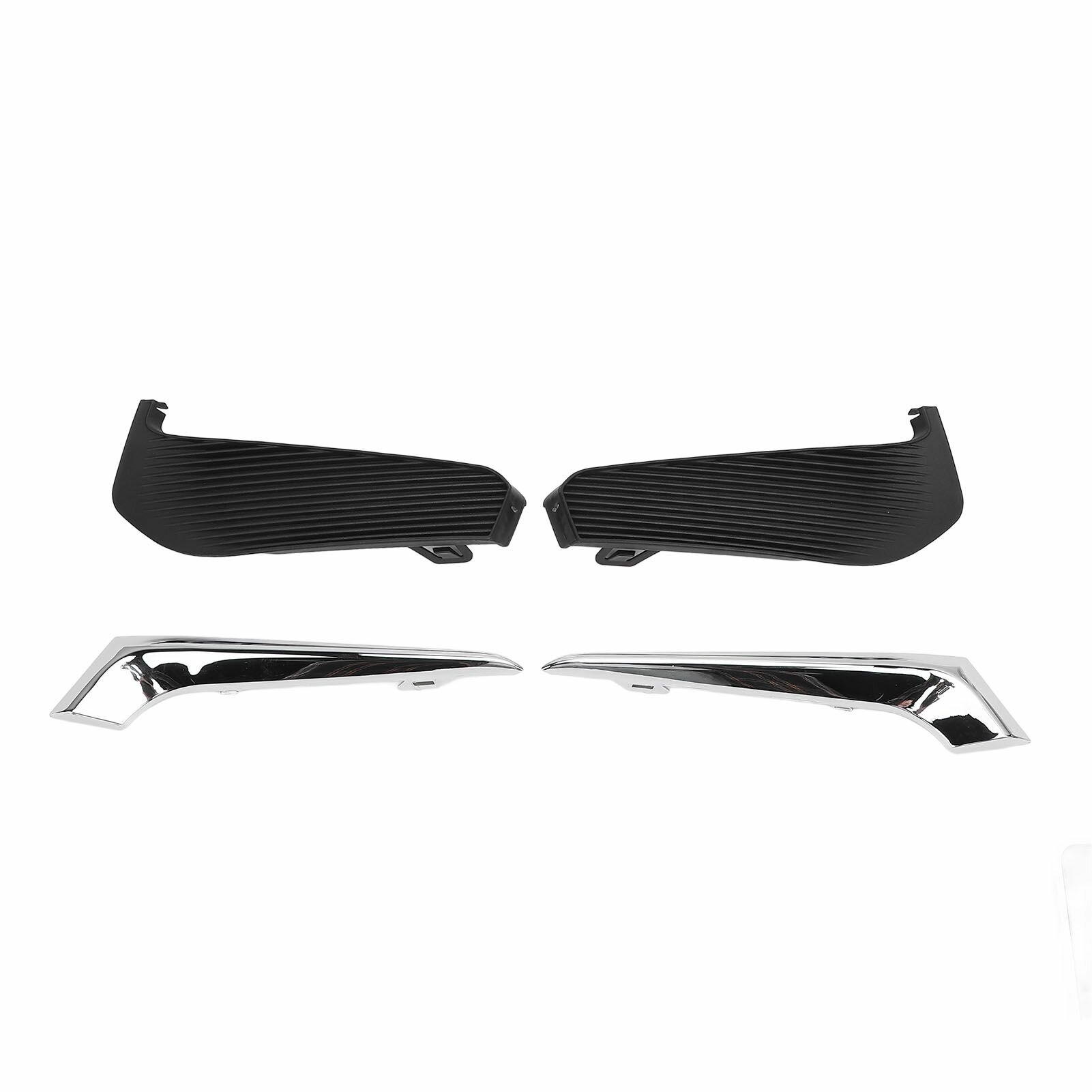 Комплект из 4 деталей декоративных рамок решетки и противотуманных фар для Шевроле Малибу 2016-2018