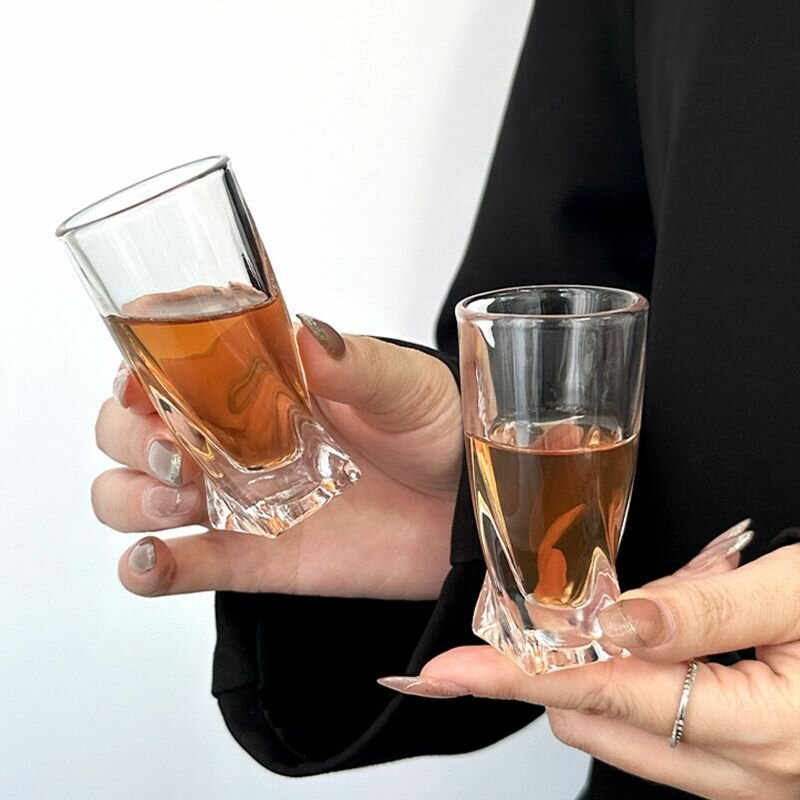 Набор стопок для водки Crystal BOHEMIA Quadro, 30 мл, 6 шт，Набор стопок для водки Crystal BOHEMIA Quadro, 30 мл, 6 шт