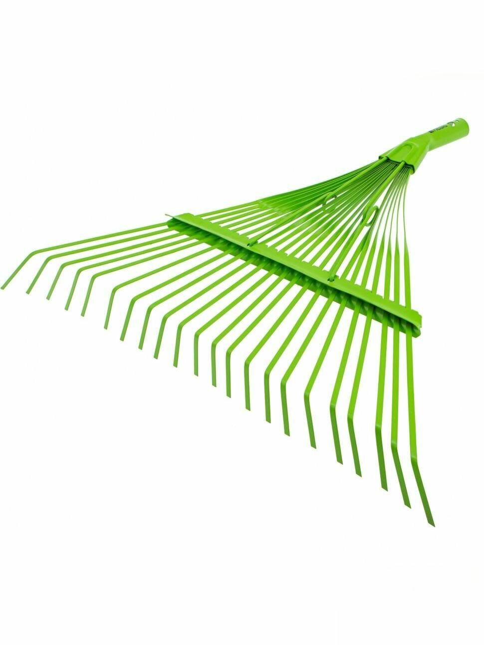 Грабли веерные стальные, 565 мм, 22 плоских зуба, эмалированные, усиленные, без черенка, Palisad 617015