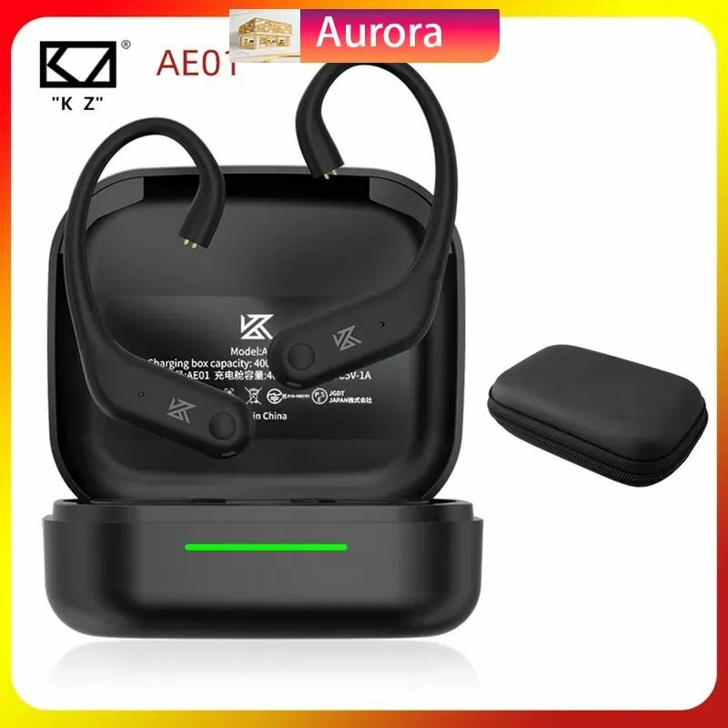 Коробка для хранения наушников FAAEAL с модулем Bluetooth QDC/S/ C Pin-кодом KZ AE01 чехлом для зарядки, чехлом с ушными крючками Bluetooth 5.4, для органайзера Castor ZSN PRO TRN MT1 TANGZU WANER SG