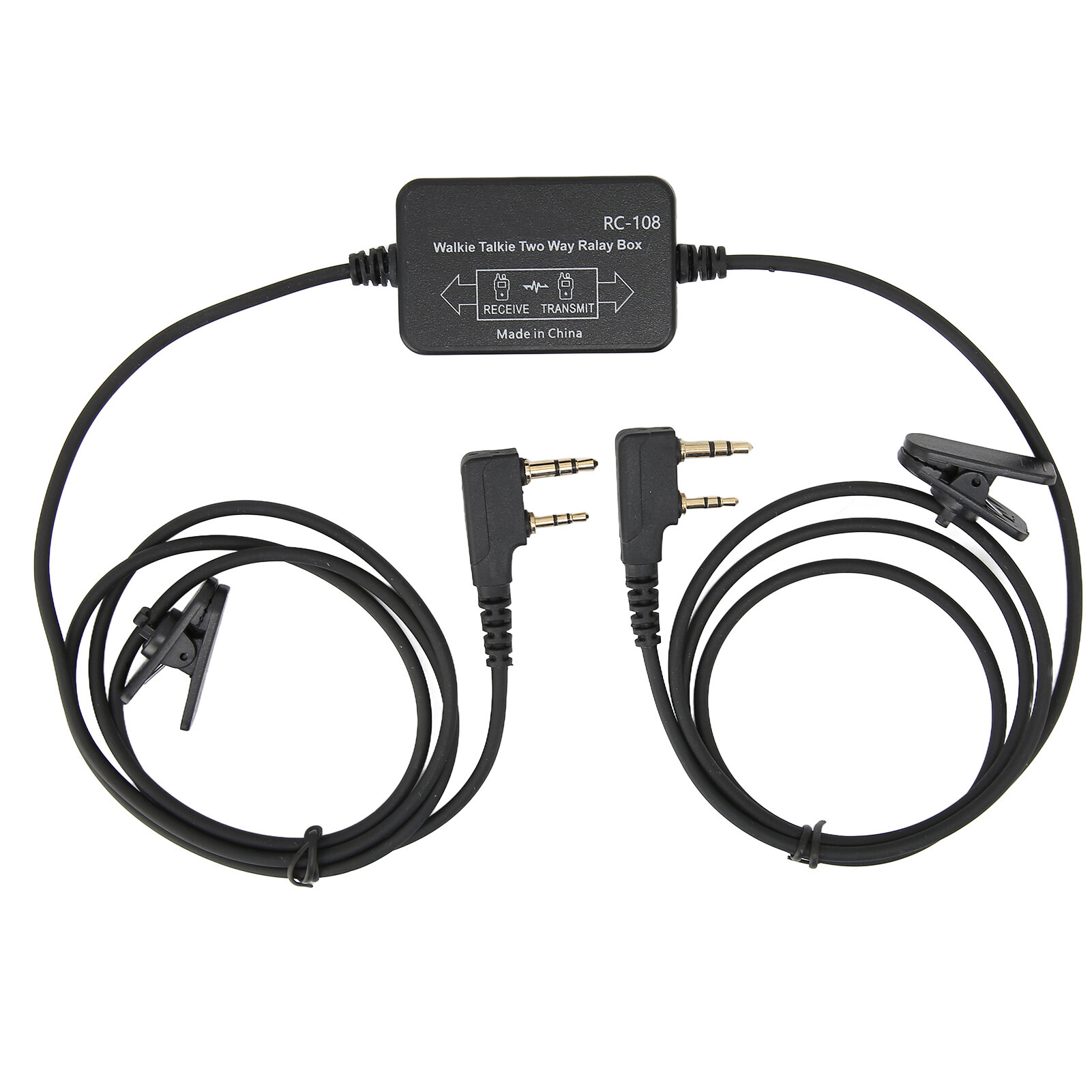 Репитер YINITONE RC 108 для двусторонних радиостанций, прост в использовании, материал ABS, цвет черный, порт K для Kenwood