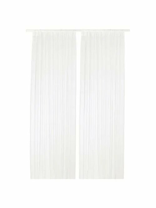 IKEA Тюль 145x300 см белый