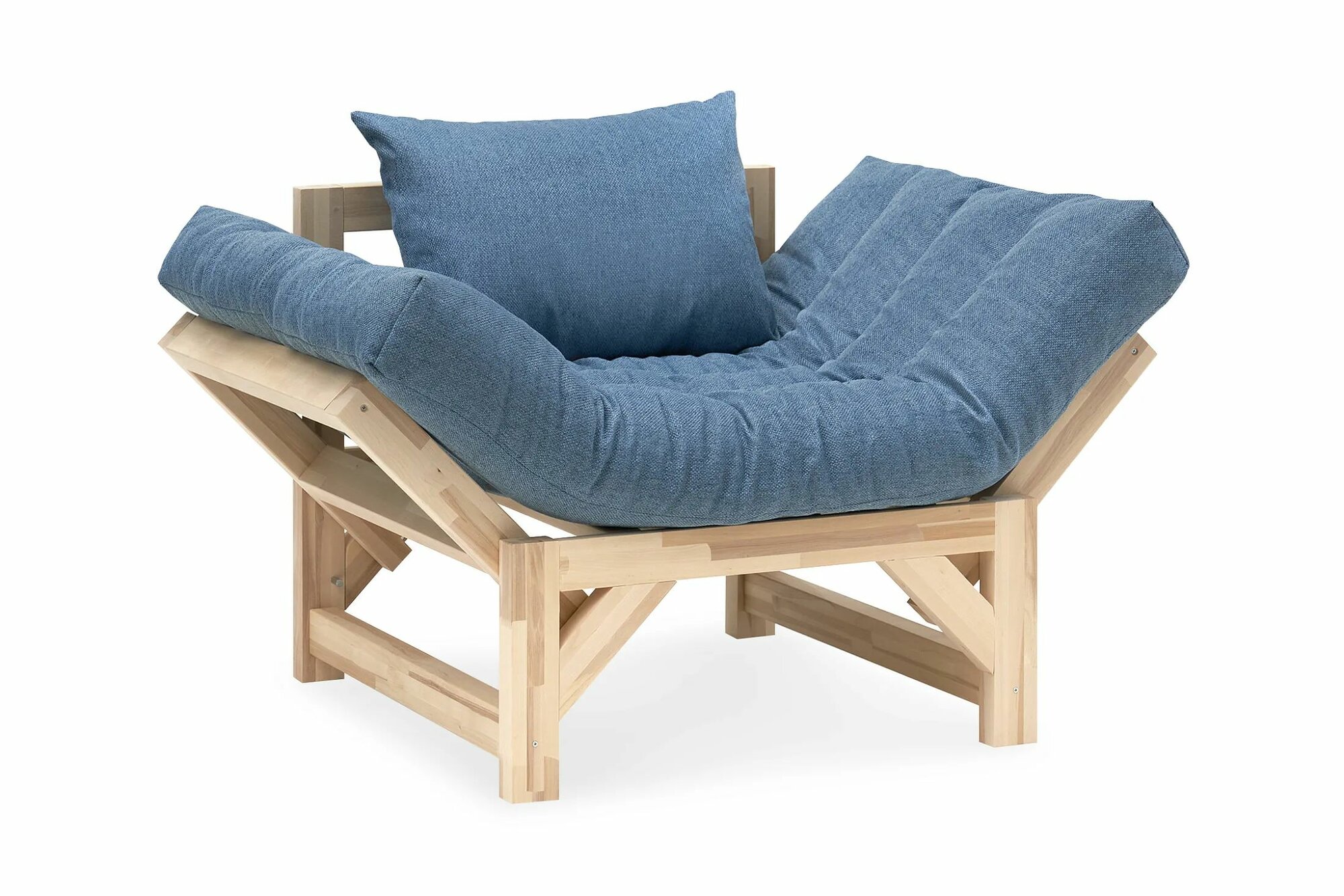 Кресло Амбер-2 темно-голубое