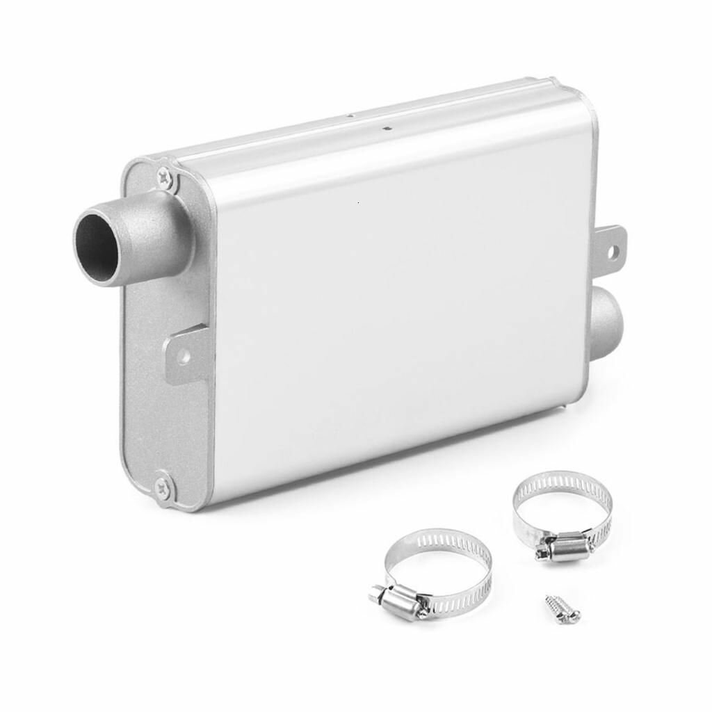 Глушитель выхлопной трубы 24 мм, Серебро