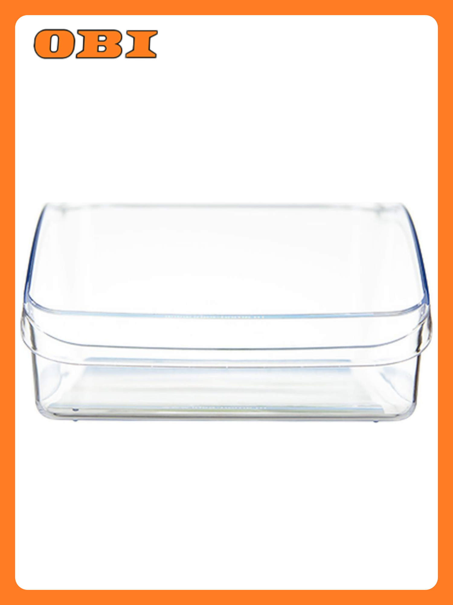 Органайзер IDEA М 1599, прозрачный, для рейлинговой системы, настольный, 33x15x8 см