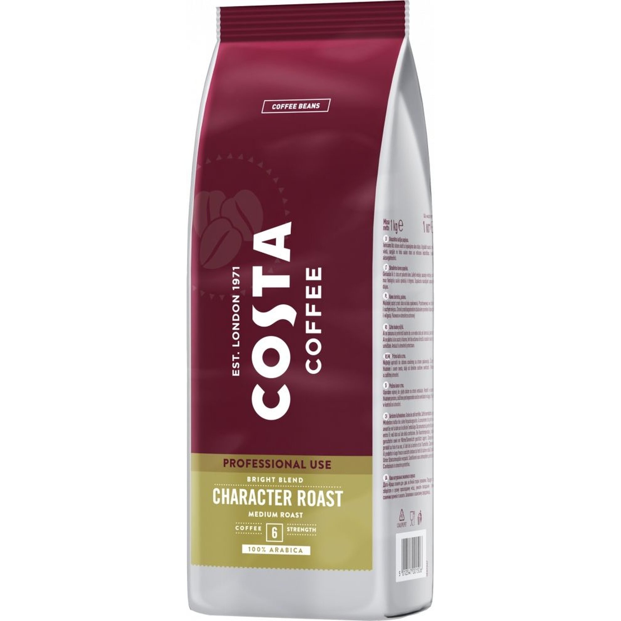 Кофе в зернах Costa Coffee Professional Bright Blend, 100% арабика, 1 кг