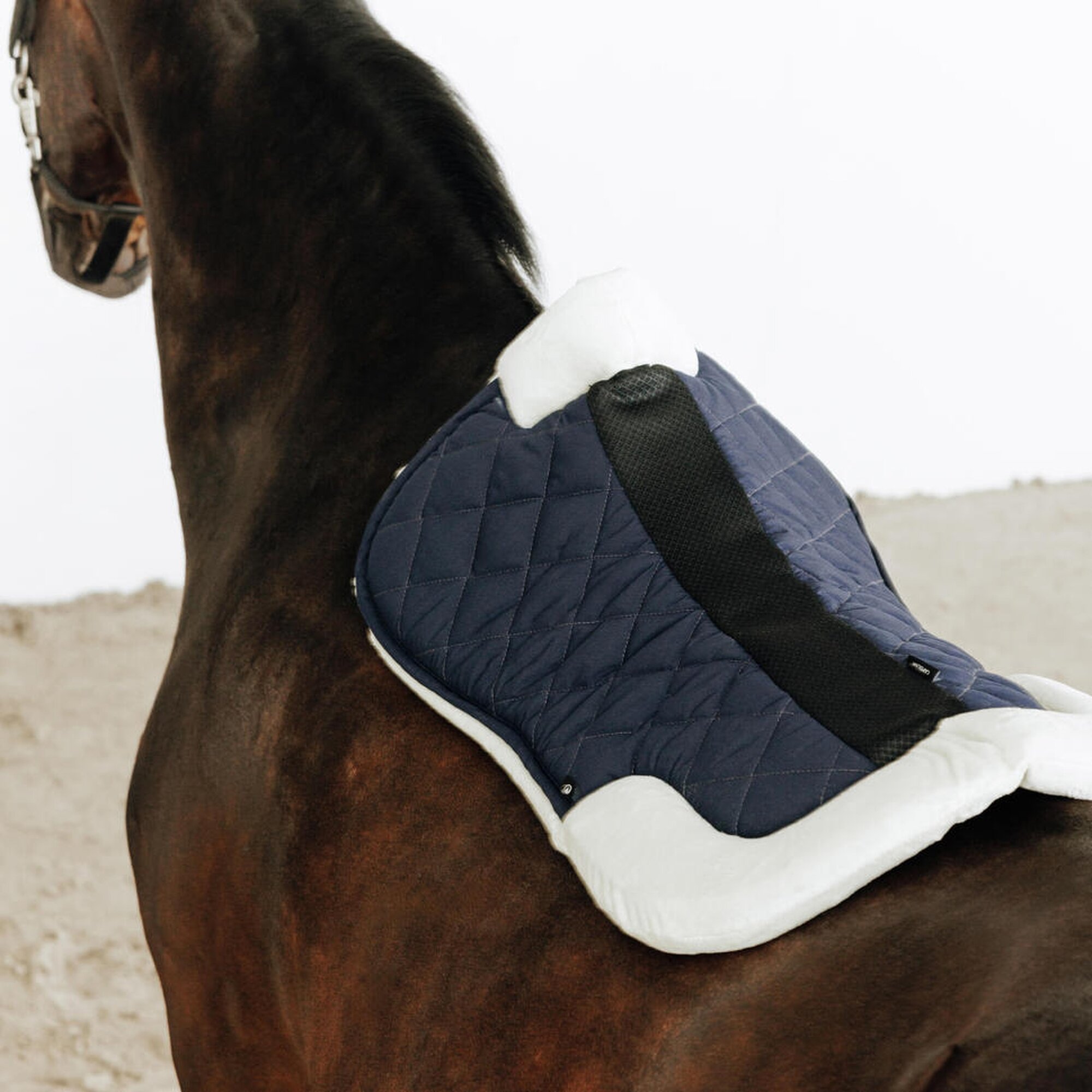 Decathlon Вальтрап Fouganza 500 с мехом, размер FS, цвет темно-синий