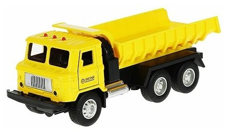 Технопарк Машина ГАЗ-66 Самосвал 18 см со светом и звуком, металл 2101С128-R с 3 лет
