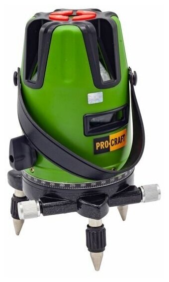 Лазерный уровень Procraft LE-5D зеленый луч