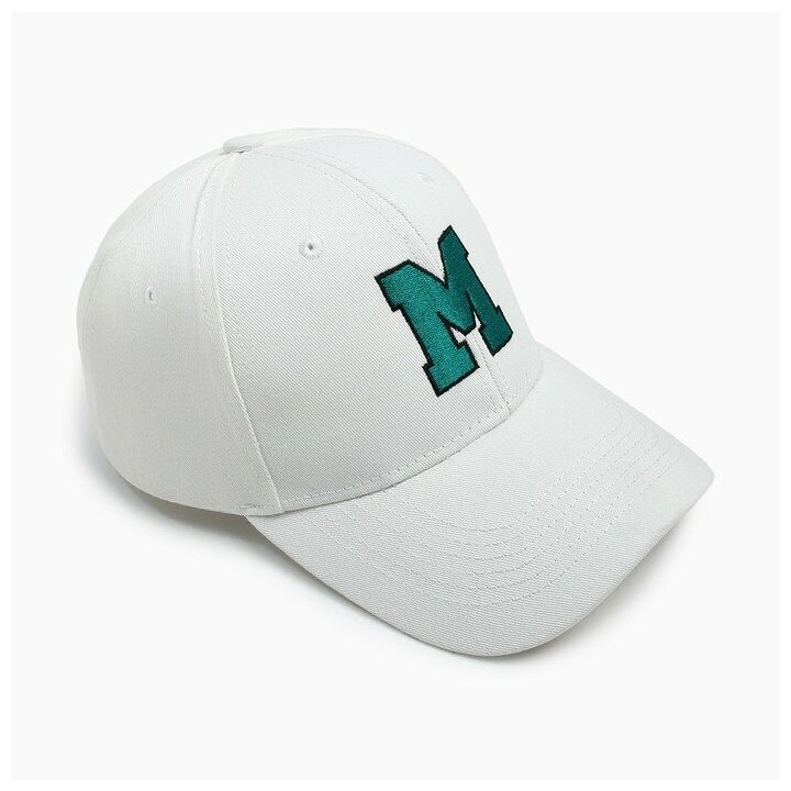 Кепка женская MIST с вышивкой, белый, р. 56-58, 9586573