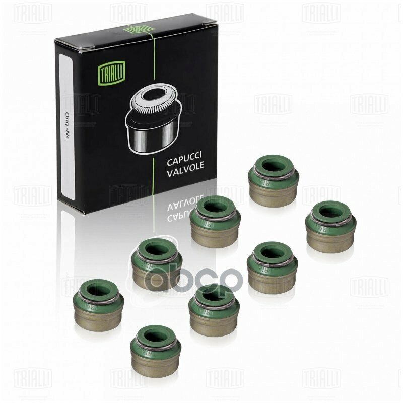 Колпачки маслосъемные кмпл. (8 ШТ.) Для А/М RENAULT LOGAN (04-) (CV 0902) Trialli арт. CV0902