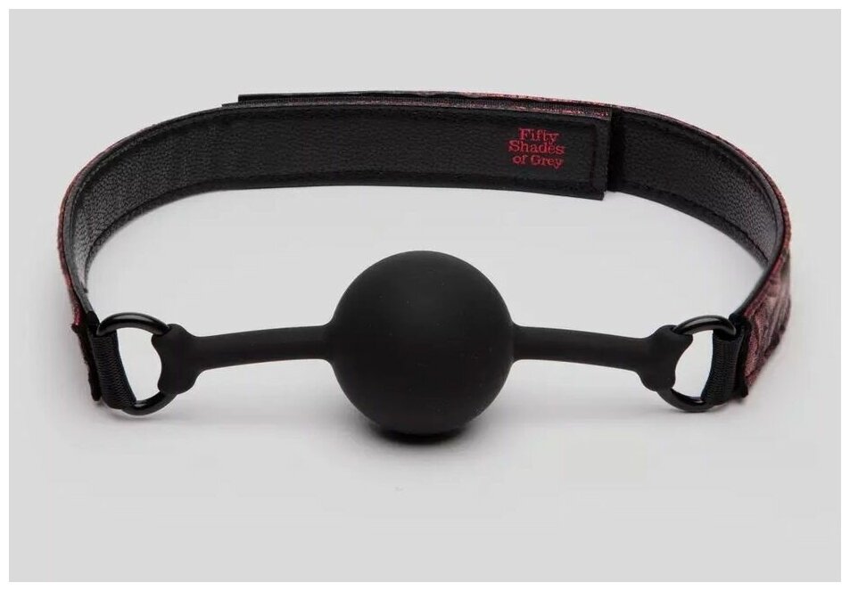 Кляп-шар на двусторонних ремешках Reversible Silicone Ball Gag Производитель - Fifty Shades of Grey.