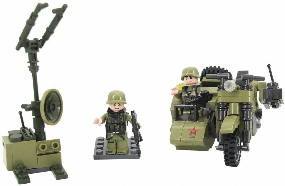 Конструктор Армия России "Военный мотоцикл" - АР-01002
