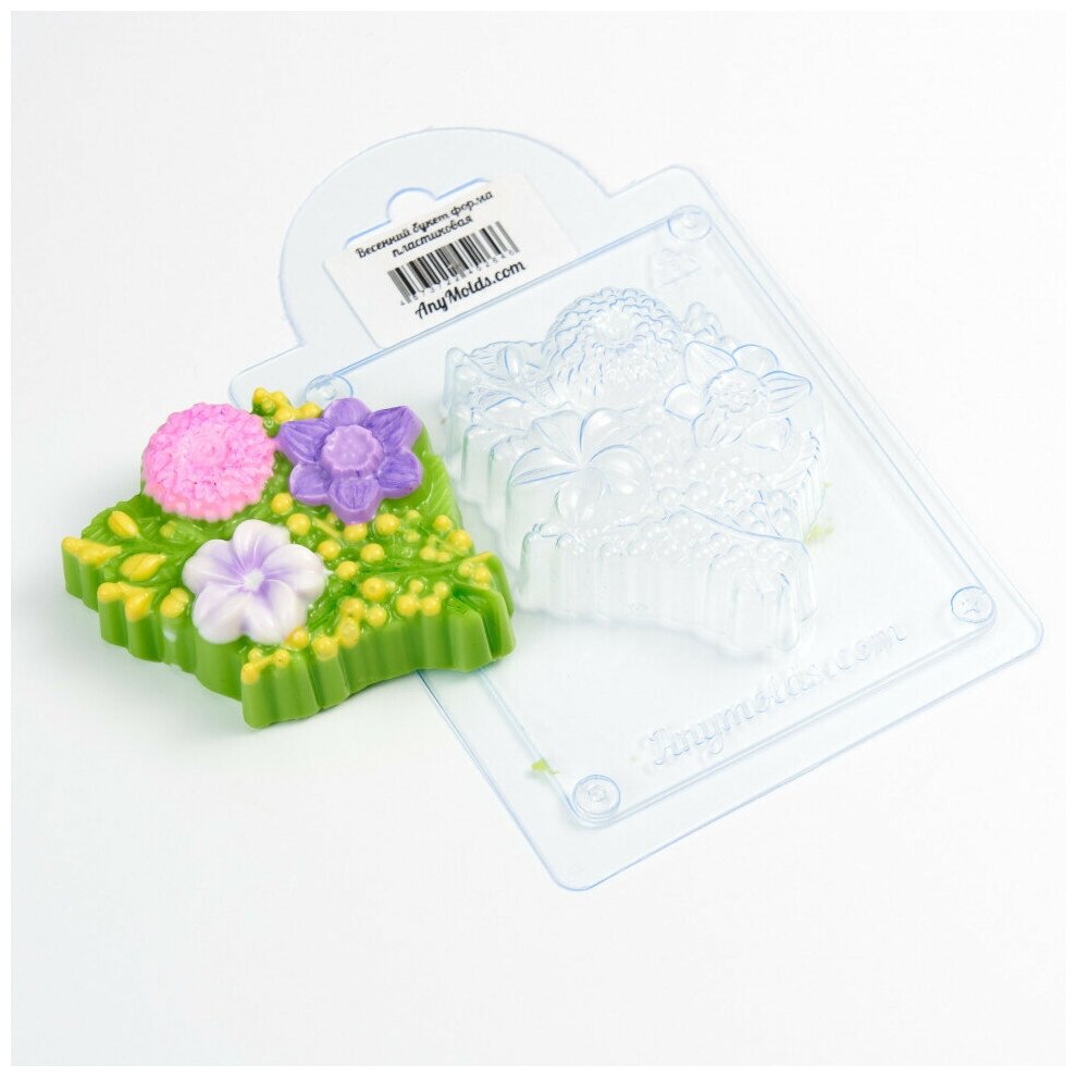 Формочка для шоколада : Весенний букет молд из толстого пластика