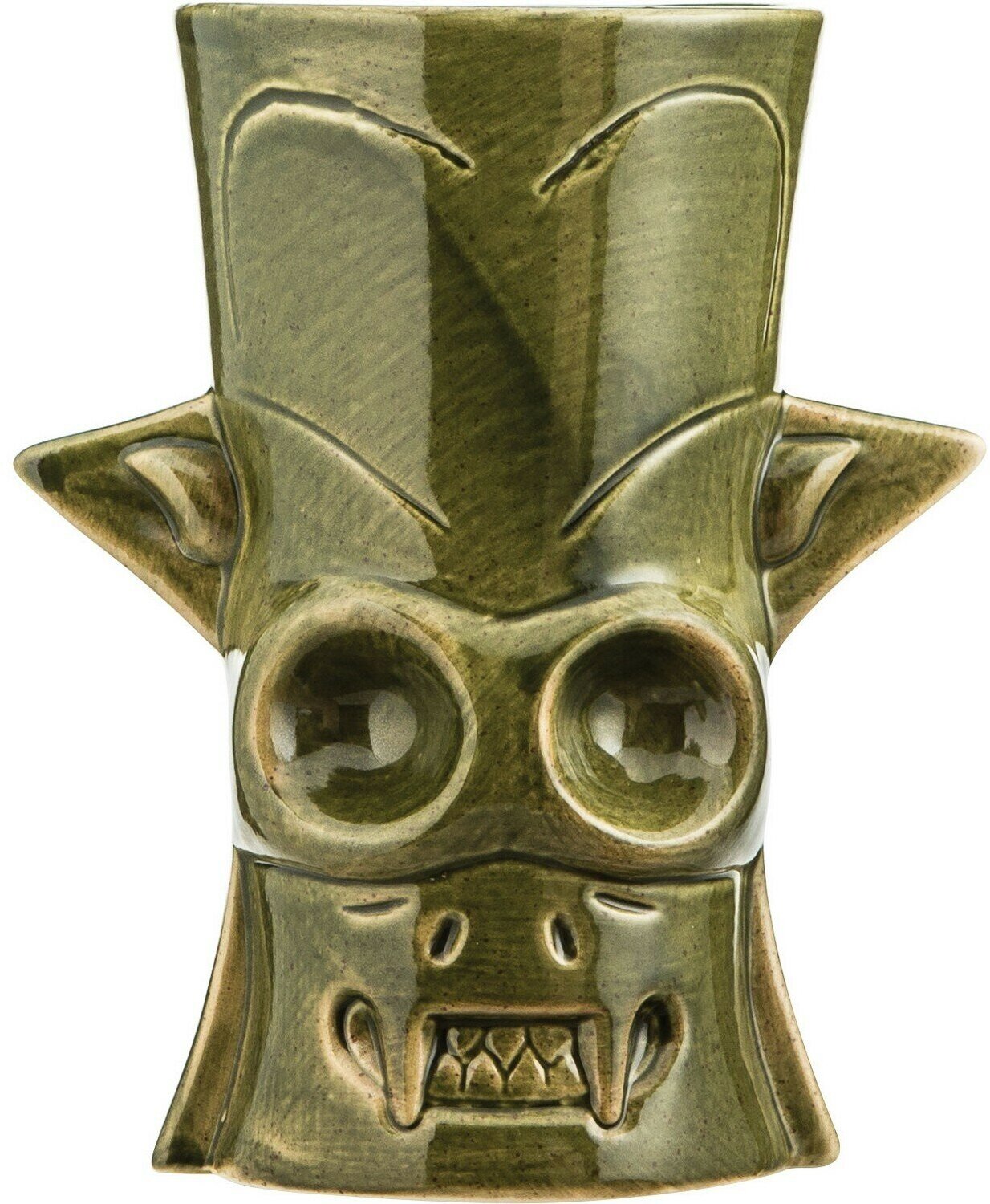 Стакан для коктейлей Mornsun Тики 450мл, 92х92х171мм, керамика, болотный