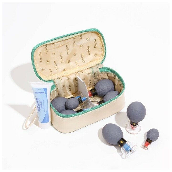 Набор вакуумных массажеров с магнитами 8 шт.