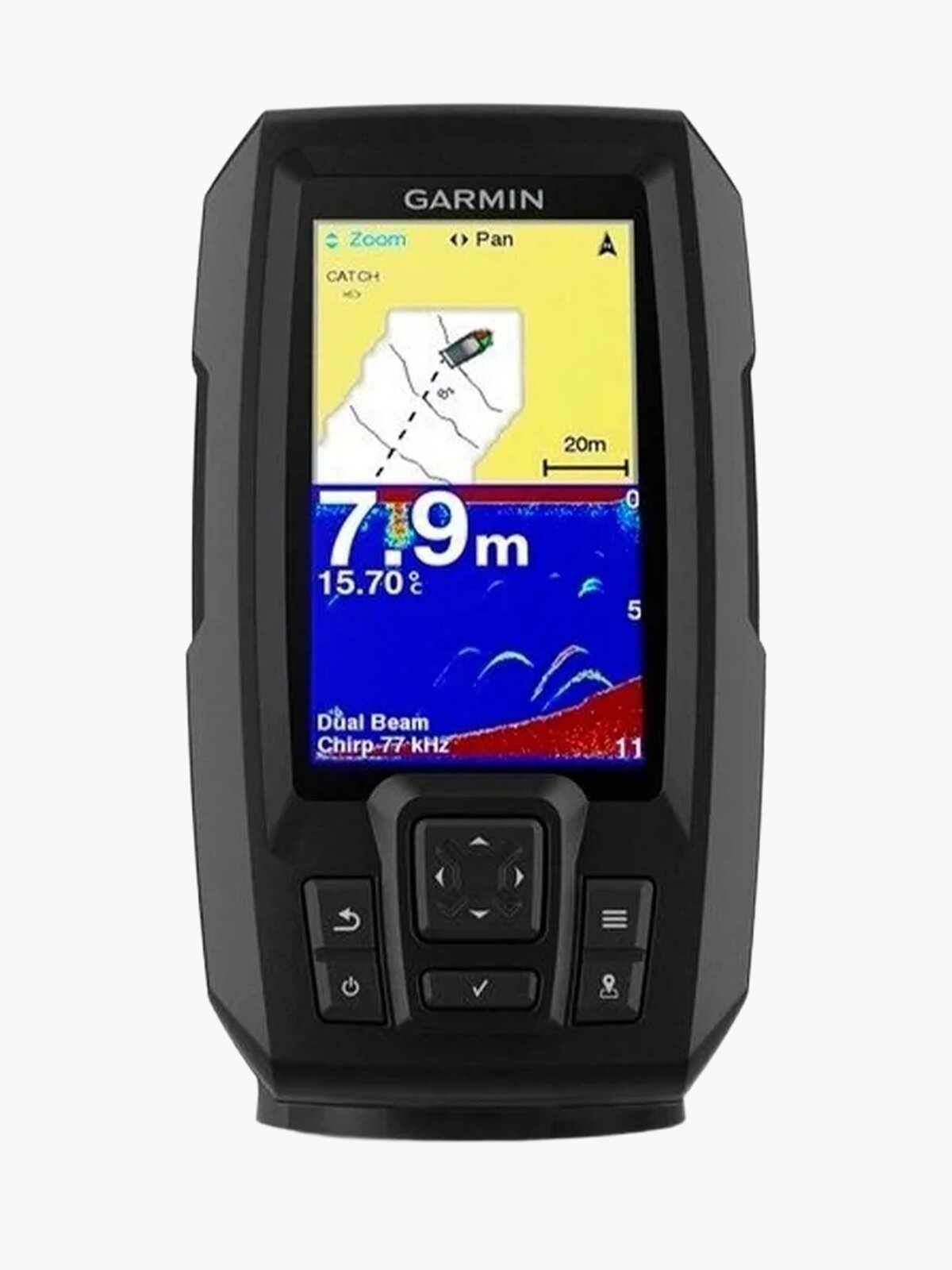 Эхолот Garmin STRIKER Plus 4 комплект со струбциной и датчиком 77/200