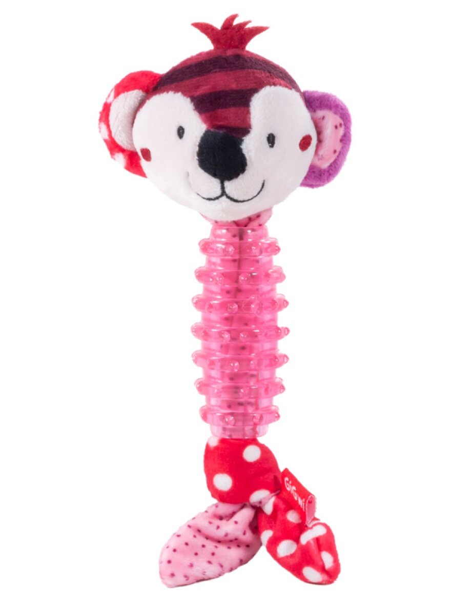 Игрушка для собак Gigwi SUPPA PUPPA Обезьяна с пищалкой 20 см.