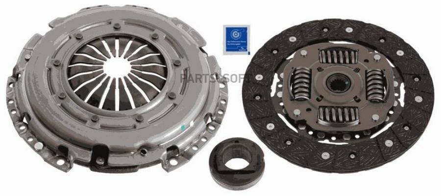3000951561 SACHS Компл. сцепления CITROEN/PEUGEOT 1.6HDI 2004 =>