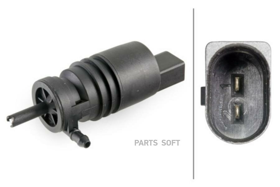 8TW006848041 BEHR-HELLA Мотор омывателя лоб. ст. AUDI/VW/SKODA/SEAT